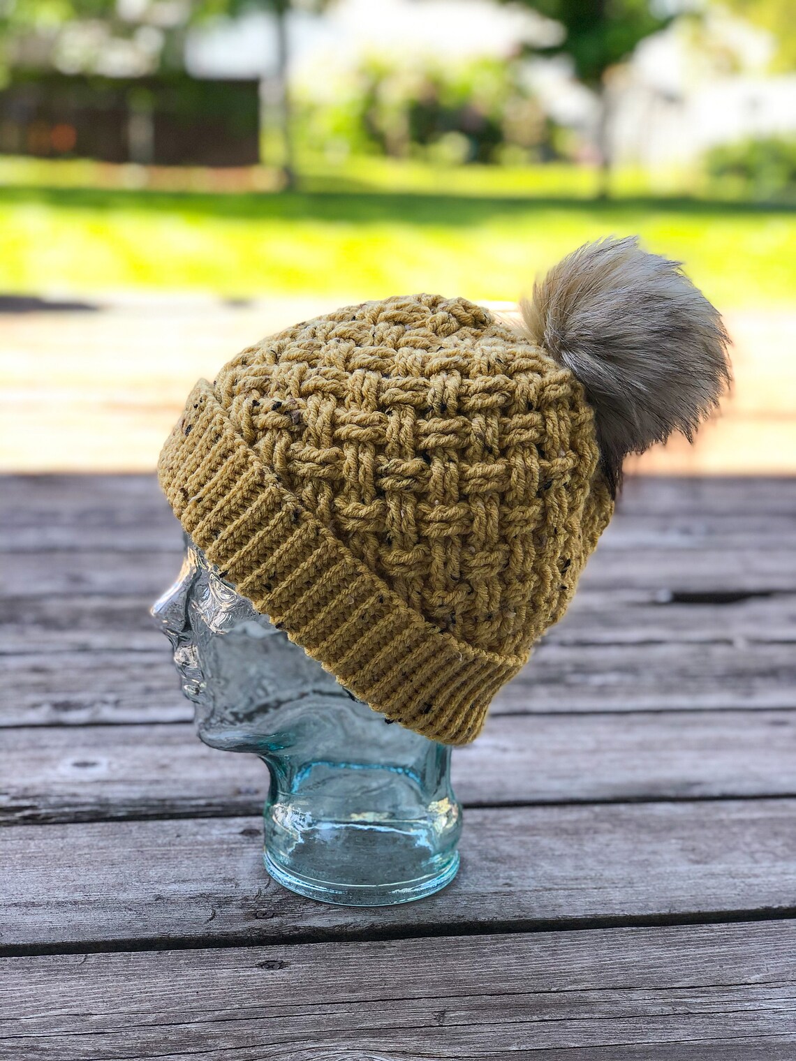 Crochet Pattern for Diagonal Weave Slouch | 5 Sizes Baby - Large Adult ...