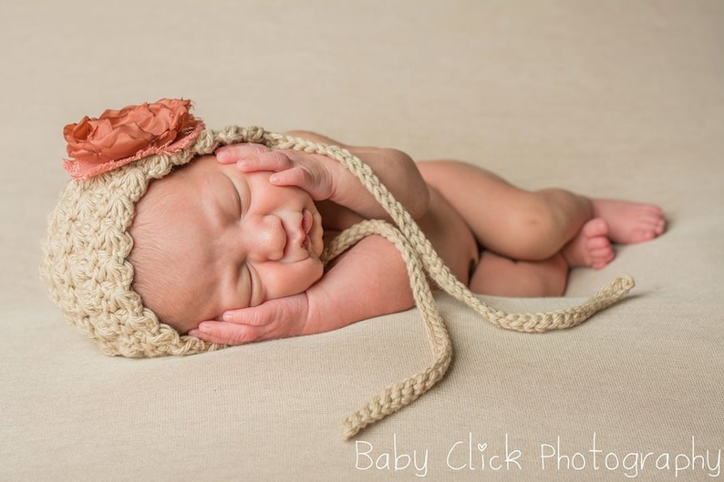 Crochet Pattern for Victorian Baby Bonnet Hat | 5 Sizes | Crochet Baby ...