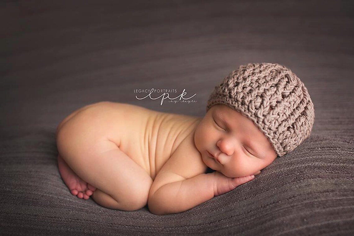 Crochet Pattern for Double Helix Beanie Hat | 7 Sizes | Crochet Hat ...