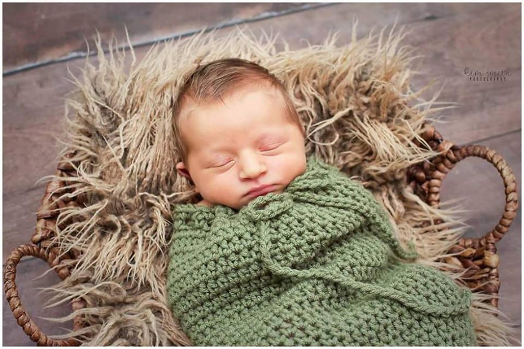 Crochet Pattern for Basic Baby Swaddle Sack or Cocoon | 4 Sizes ...