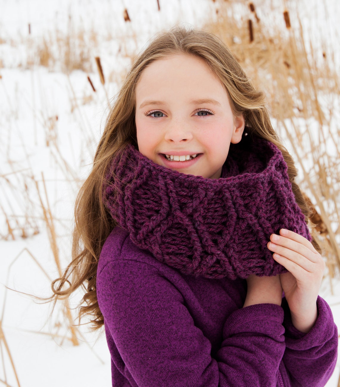 Set of 2 Crochet Patterns for Winter Frost Chunky Beanie and - Etsy