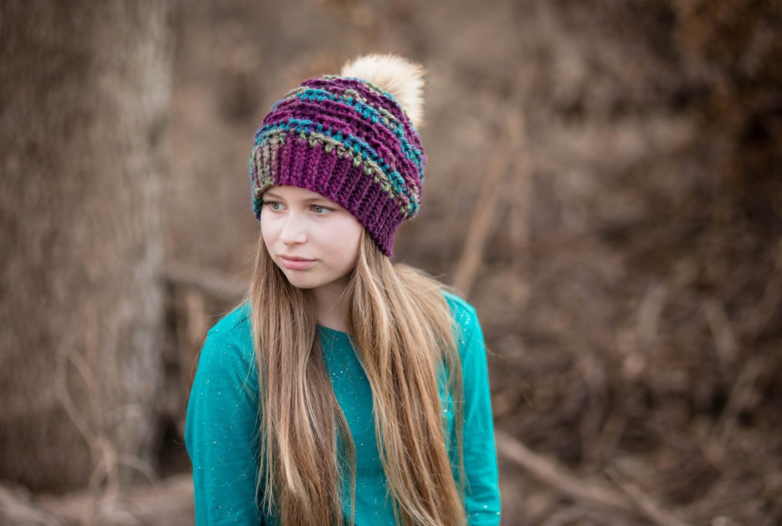 Crochet Pattern for Cobblestone Slouch Hat | 4 Sizes | Crochet Hat ...