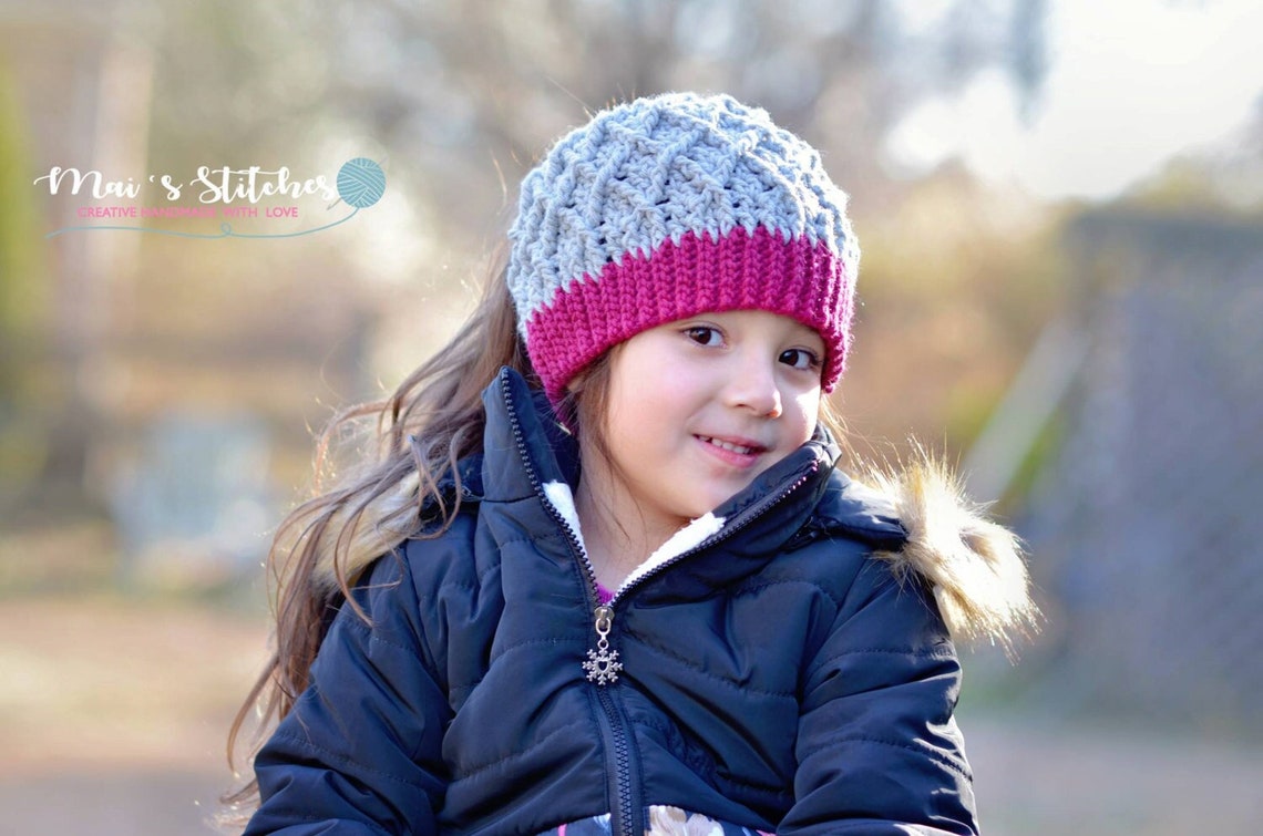 Crochet Pattern for Mini Harlequin Slouch Ponytail Messy Bun - Etsy