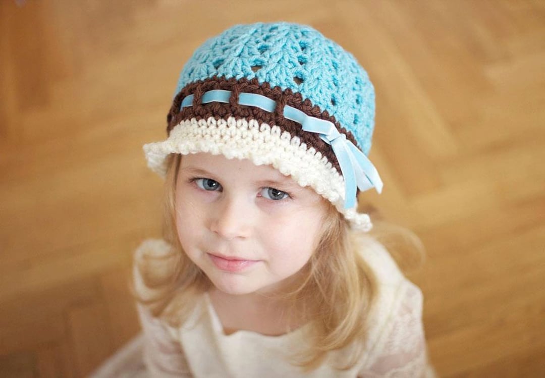 Crochet Pattern for Katrina Cloche Hat | 5 Sizes | Crochet Hat Pattern ...