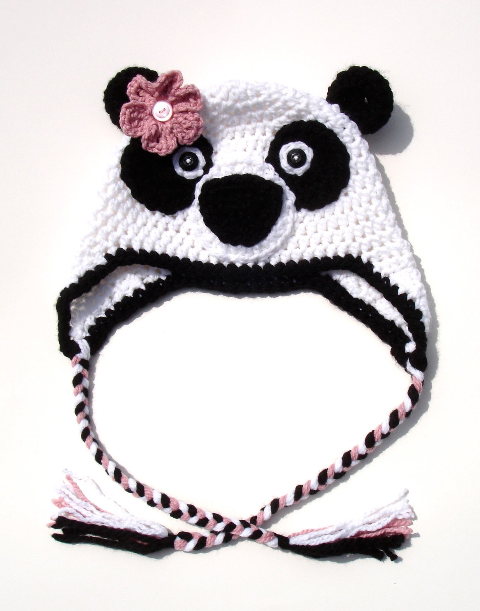 Crochet Pattern for Panda Bear Hat 5 Sizes Crochet Hat - Etsy