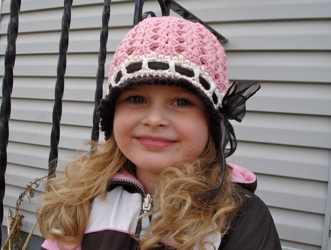 Crochet Pattern for Katrina Cloche Hat | 5 Sizes | Crochet Hat Pattern ...