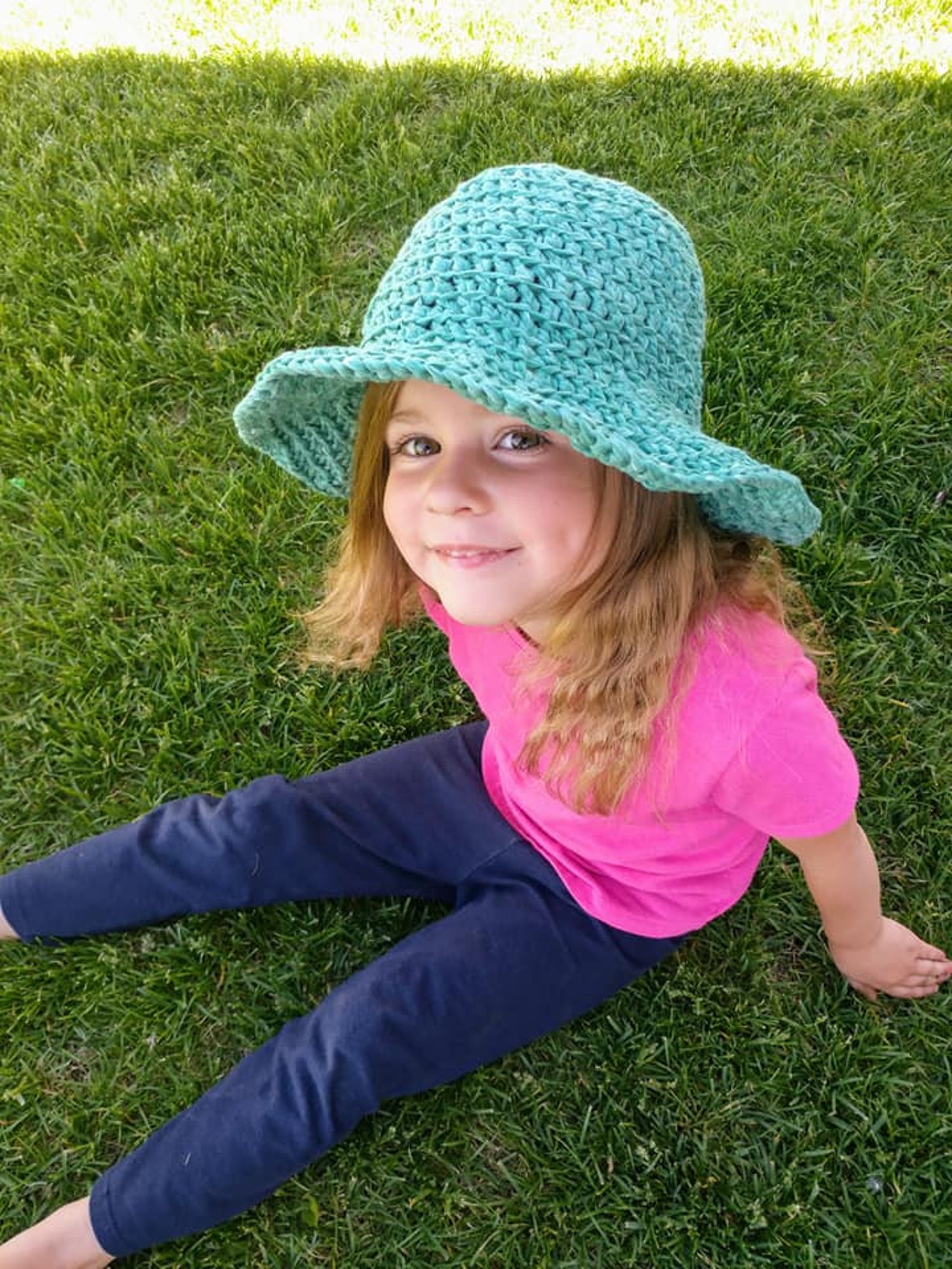 Crochet Pattern for Summer Solstice Sun Hat | 4 Sizes | Floppy Brim ...