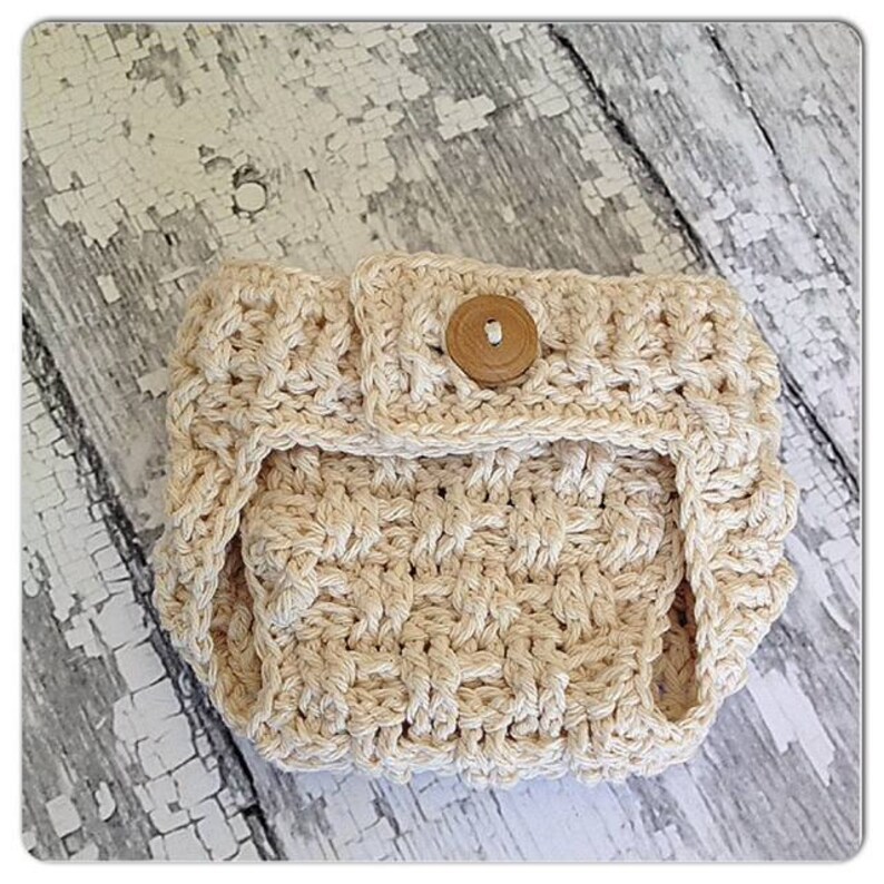 Crochet Pattern for Texture Weave Baby Diaper Cover | 2 Sizes | Crochet ...