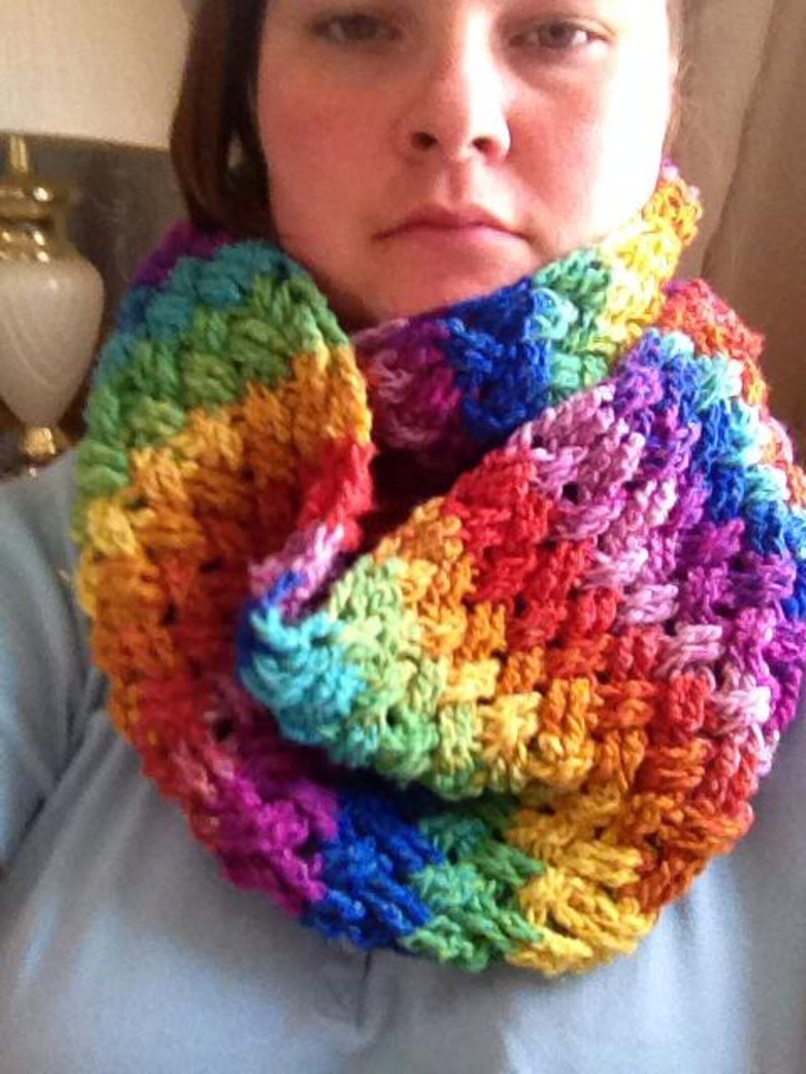 Crochet Pattern for Diagonal Weave Infinity Scarf or Cowl | Multiple ...