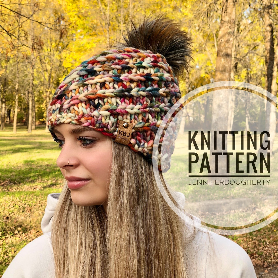 Knit Pattern For Convolution Beanie Knitting Pattern Pdf Instructions Diy Written Tutorial