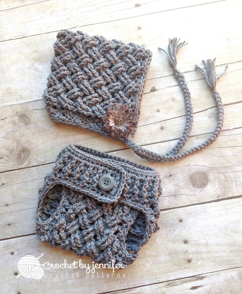 Crochet Pattern for Diagonal Weave Pixie Bonnet Hat 6 Sizes - Etsy UK