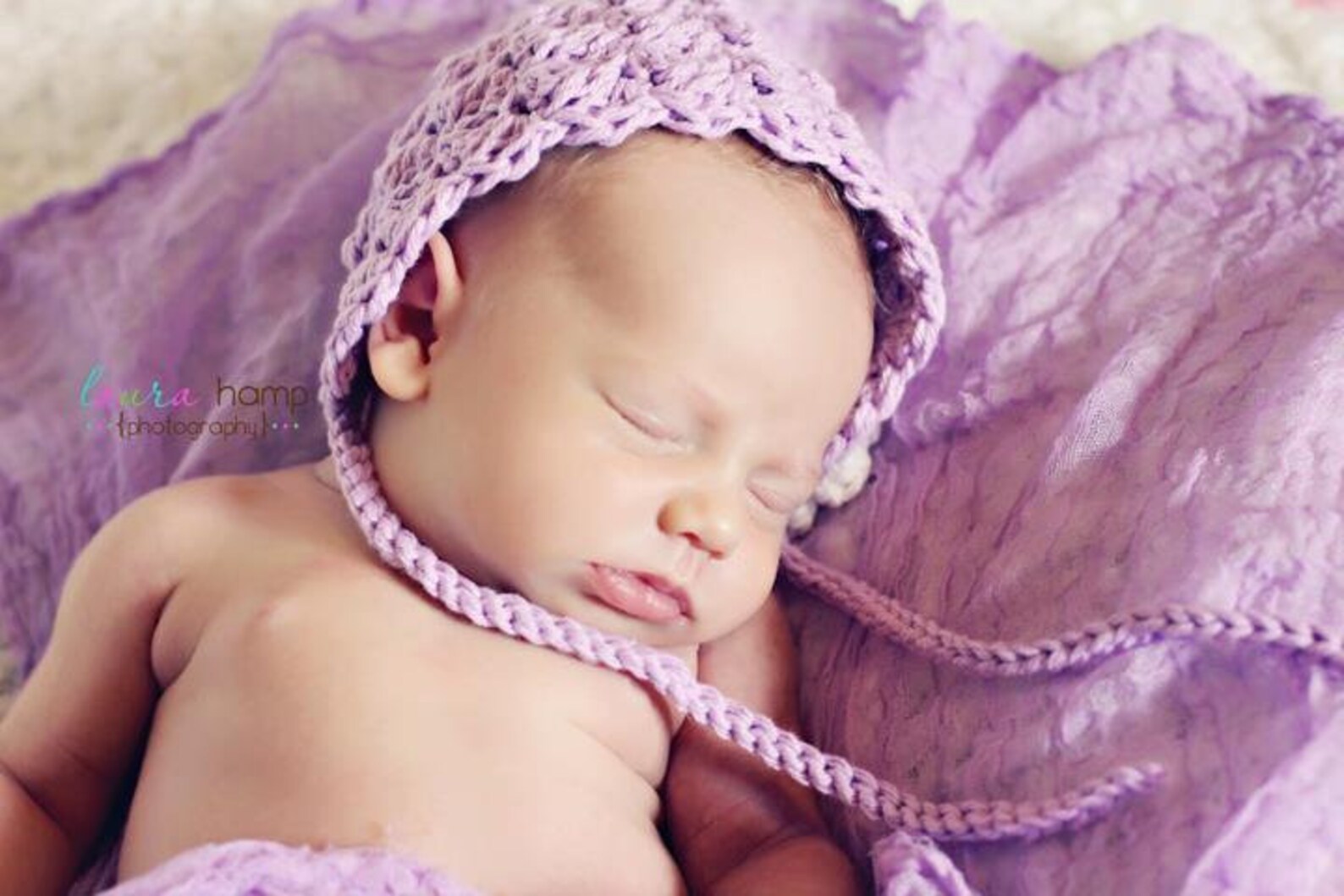 Crochet Pattern for Victorian Baby Bonnet Hat | 5 Sizes | Crochet Baby ...