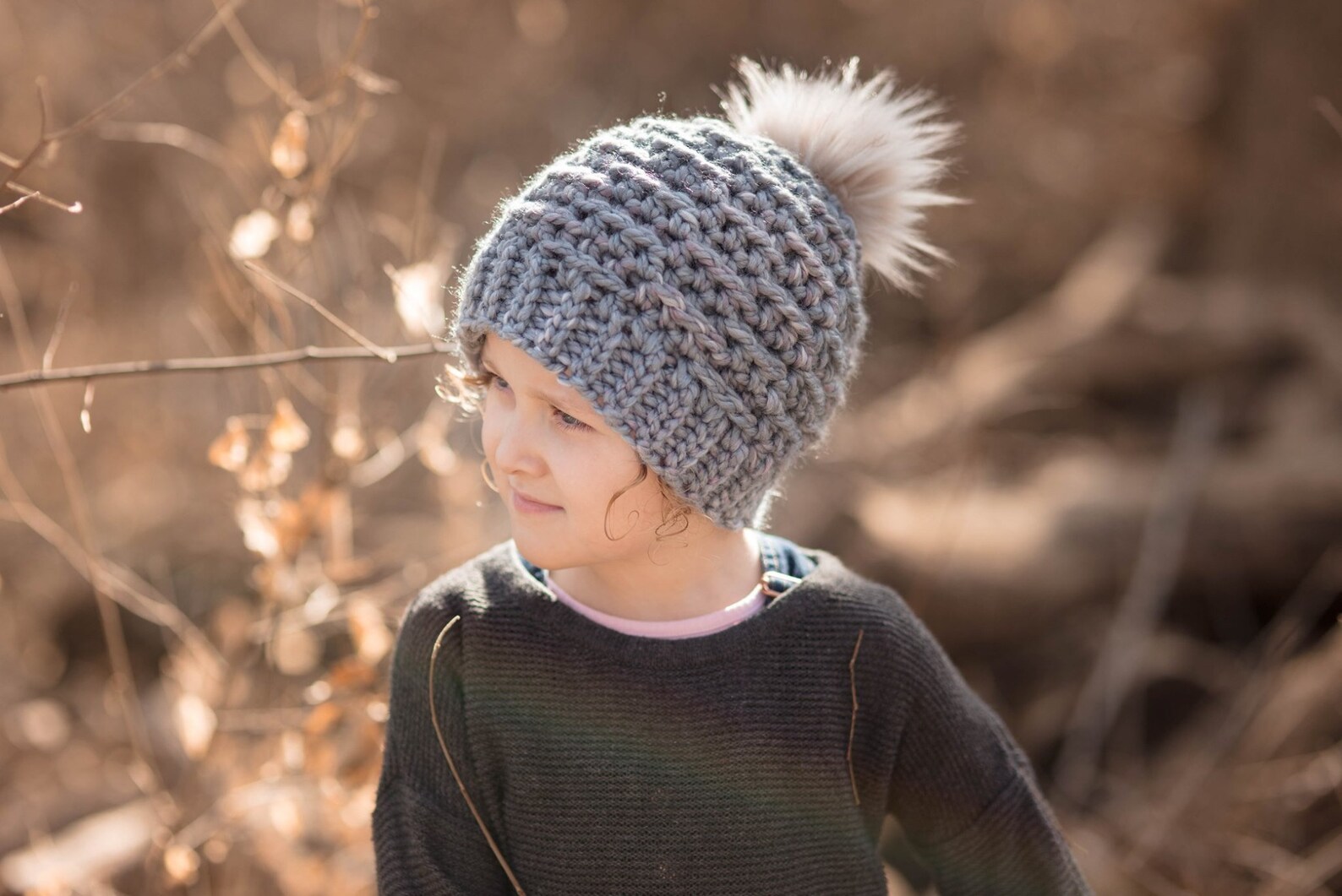 Crochet Pattern for Cobblestone Slouch Hat | 4 Sizes | Crochet Hat ...