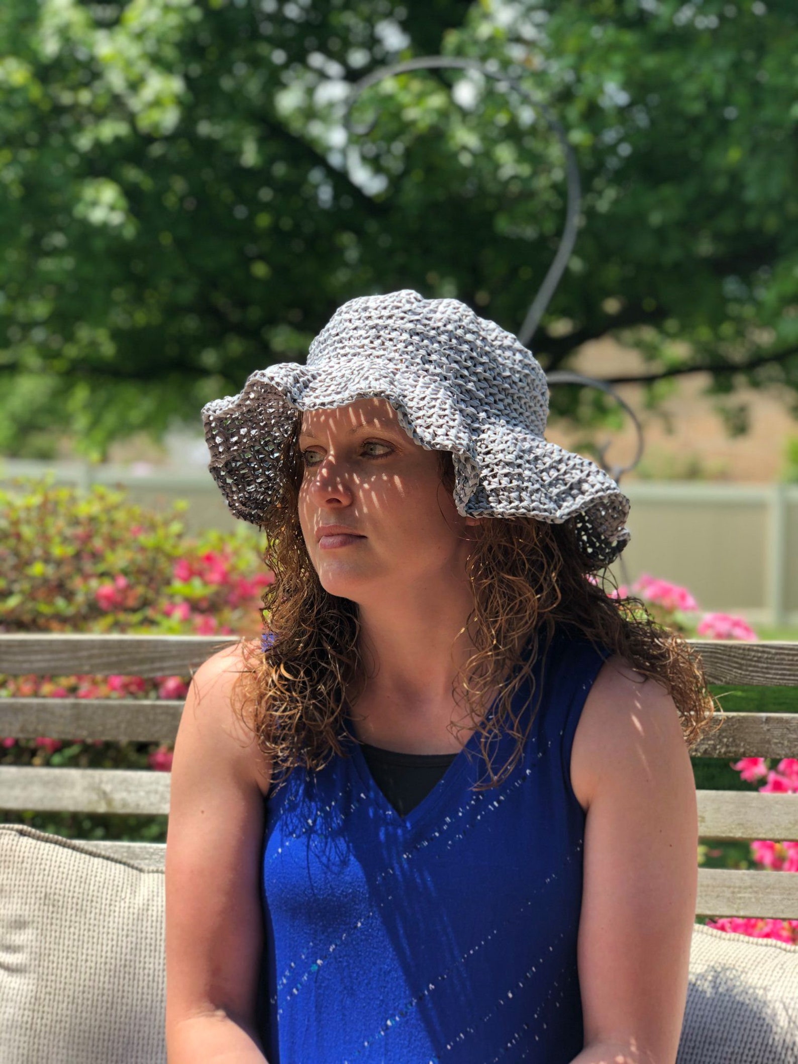 Crochet Pattern for Summer Solstice Sun Hat | 4 Sizes | Floppy Brim ...