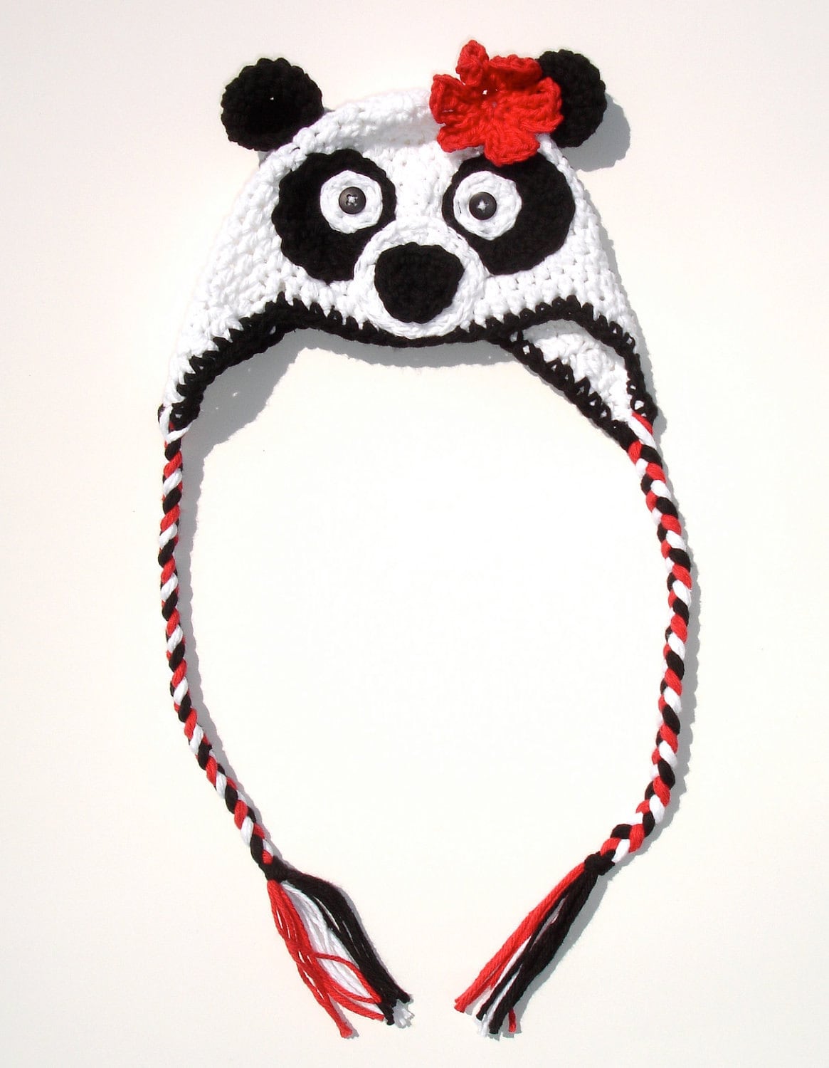 Crochet Pattern for Panda Bear Hat 5 sizes baby to adult | Etsy