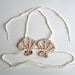 Crochet Pattern for Shell Bikini Top Baby Child Sizes Crochet Bikini ...