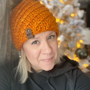 KNIT Pattern for Convolution Beanie | Knitting Pattern PDF Instructions ...