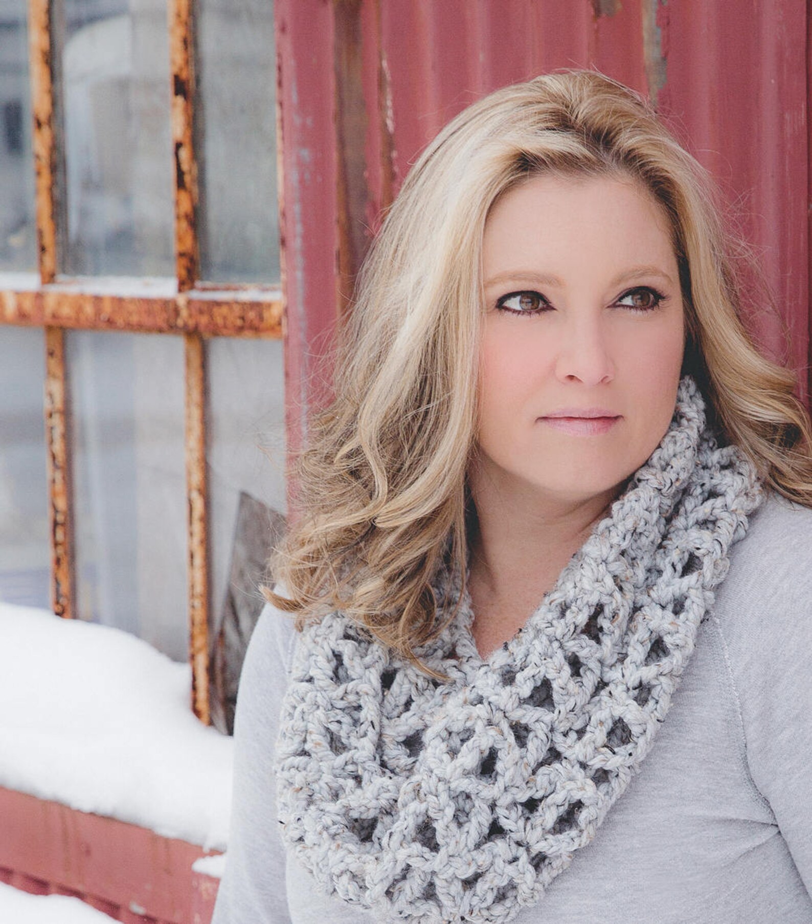 Crochet Pattern for Morgan Scarf or Cowl Any Size Welcome | Etsy