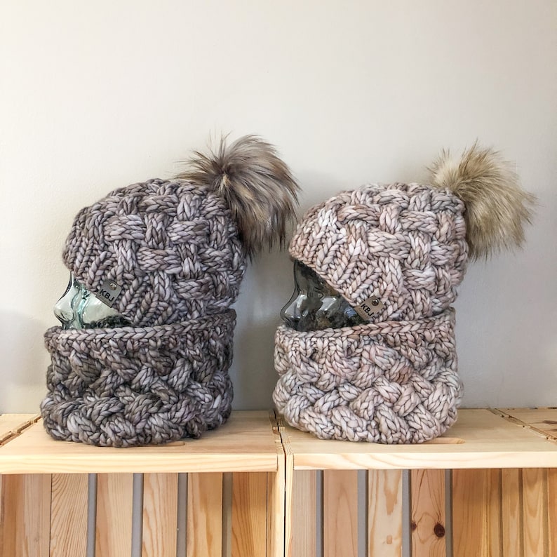 KNIT Pattern for Yukon Cowl Knitting Pattern PDF - Etsy