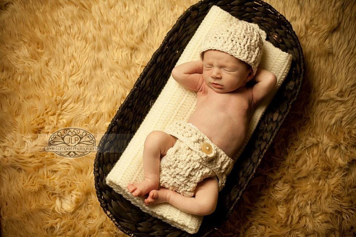 Crochet Pattern for Texture Weave Baby Diaper Cover | 2 Sizes | Crochet ...