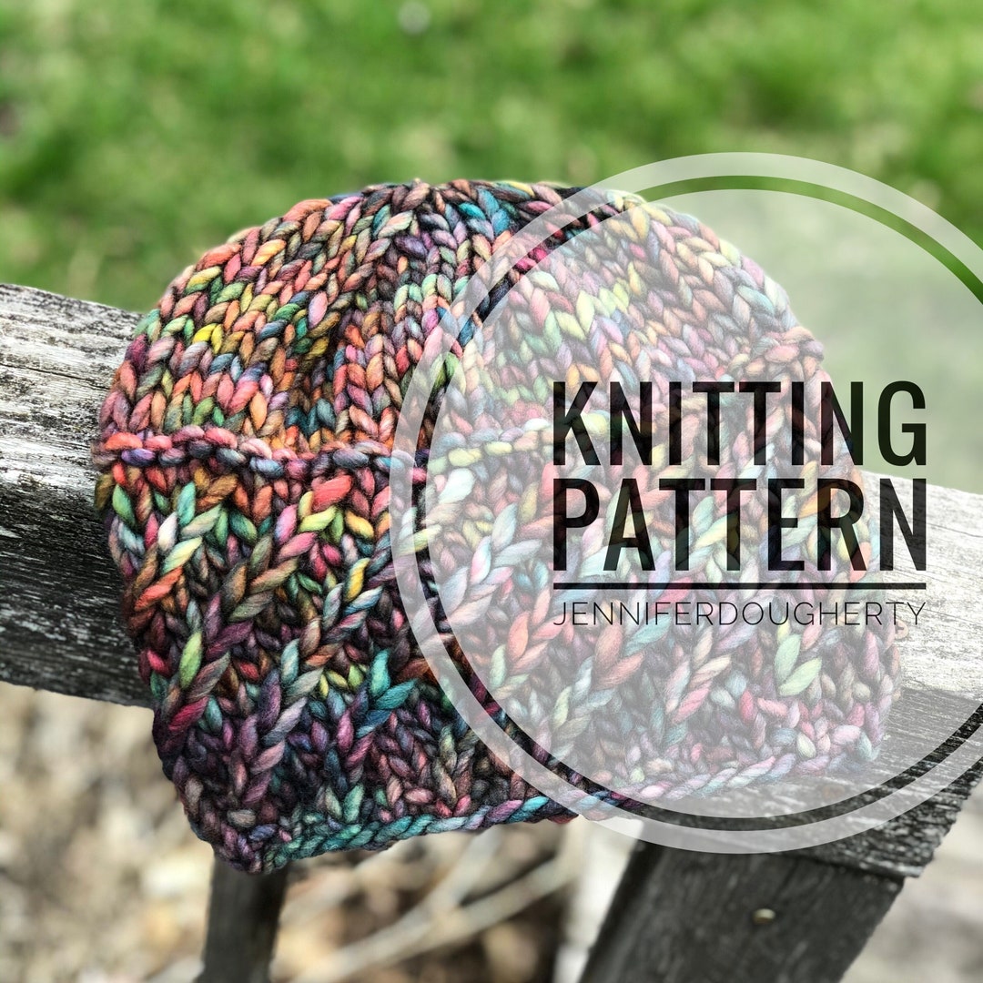 KNIT Pattern for Alpine Twist Beanie | Knitting Pattern PDF ...