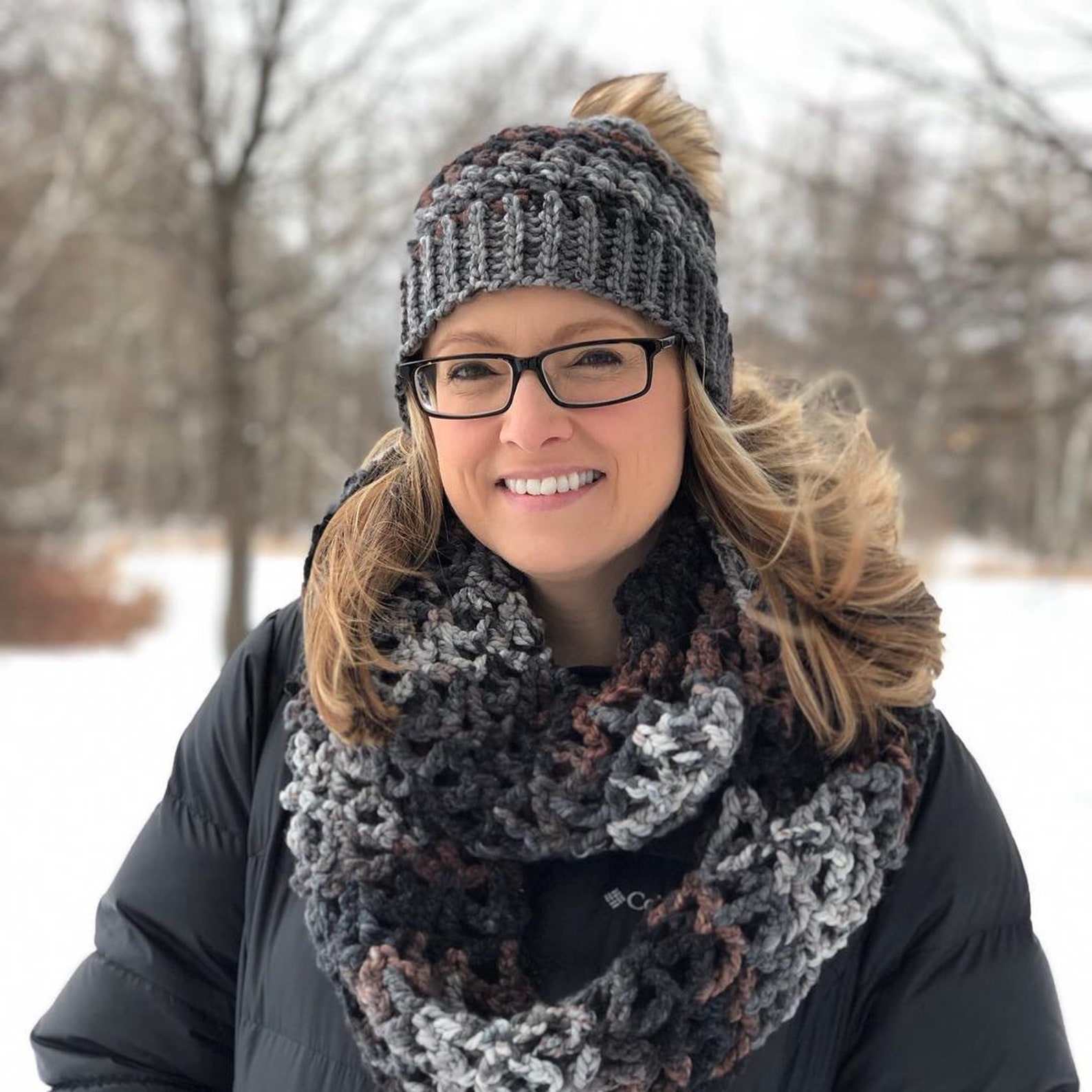 Crochet Pattern for Morgan Scarf or Cowl Any Size Welcome | Etsy