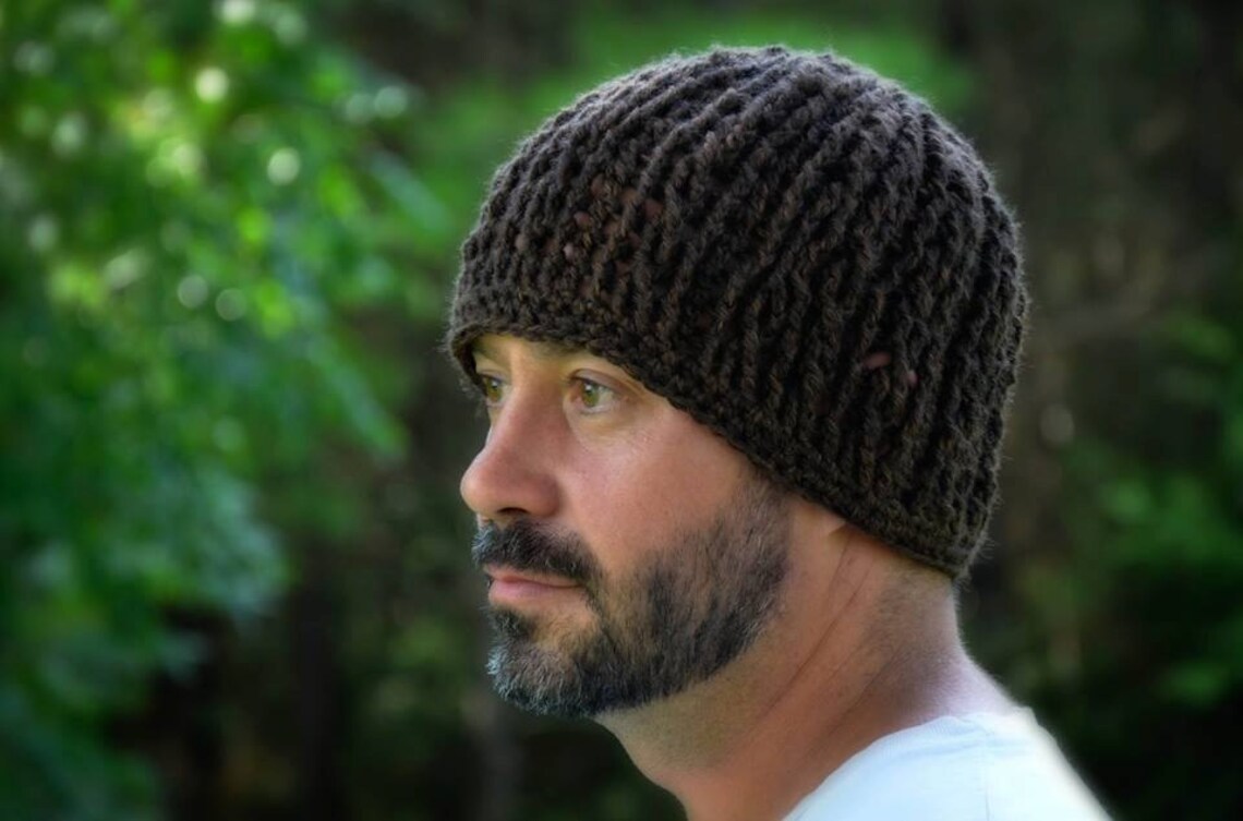 Crochet Pattern for Double Helix Beanie Hat | 7 Sizes | Crochet Hat ...