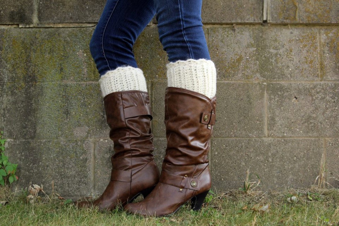Crochet Pattern for Chelsea Boot Cuff Leg Warmers | Any Size | Crochet ...