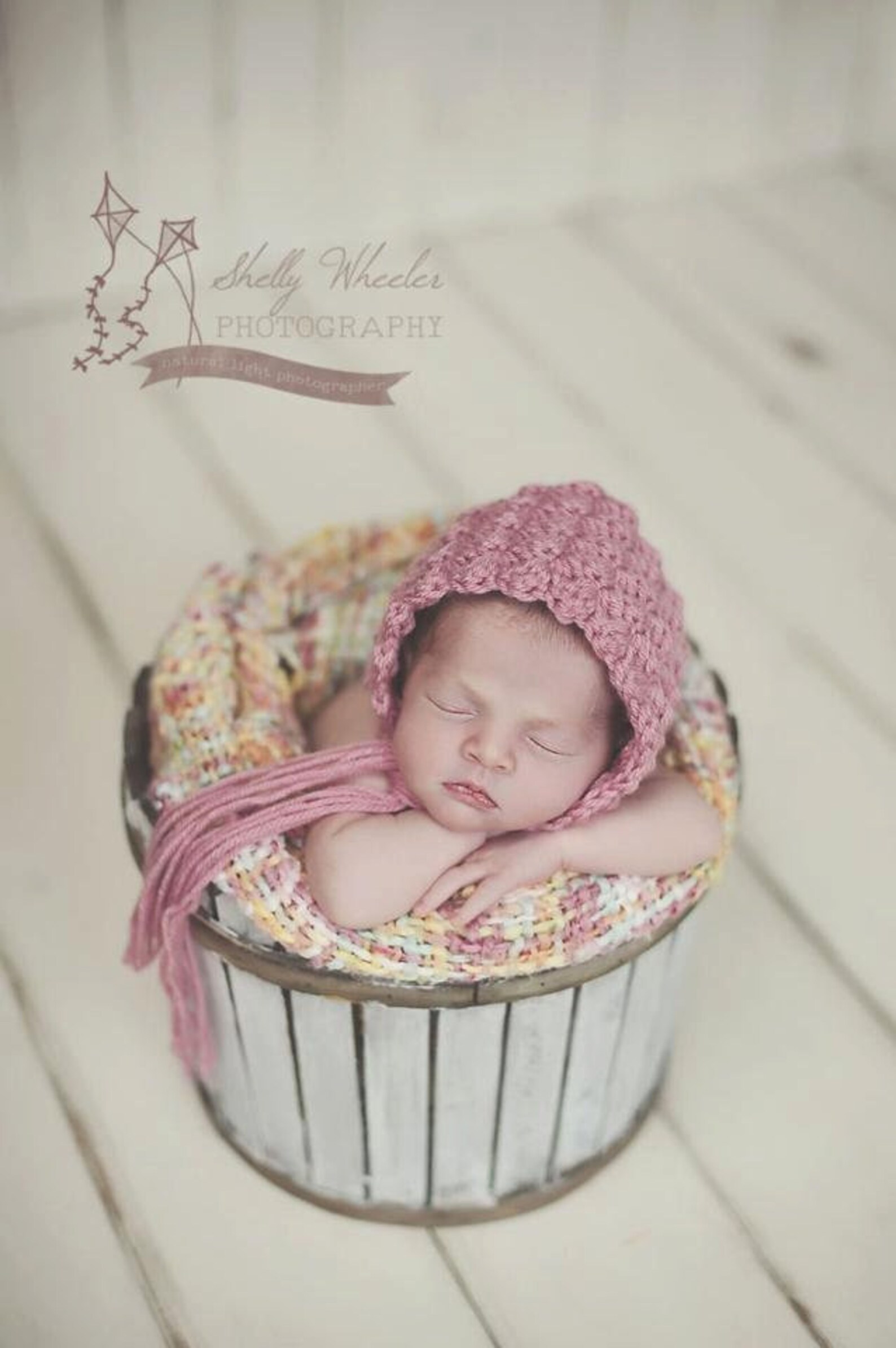 Crochet Pattern for Victorian Baby Bonnet Hat | 5 Sizes | Crochet Baby ...