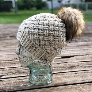 Crochet Pattern for Diagonal Weave Slouch | 5 Sizes Baby - Large Adult ...