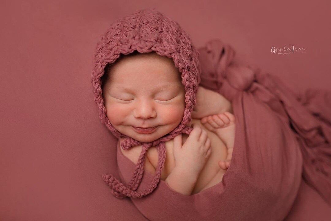 Crochet Pattern for Victorian Baby Bonnet Hat | 5 Sizes | Crochet Baby ...