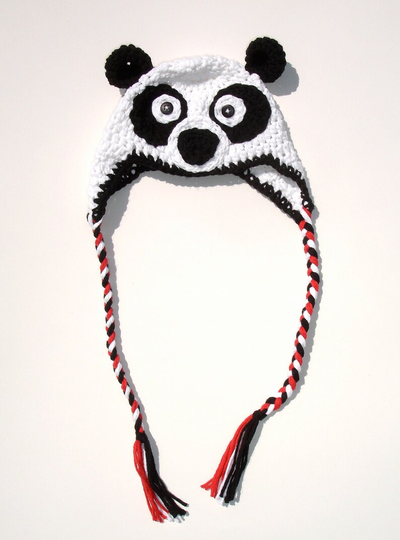Crochet Pattern for Panda Bear Hat 5 Sizes Crochet Hat - Etsy