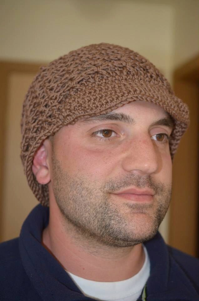 Crochet Pattern for Kyle Newsboy Beanie Hat 6 Sizes - Etsy