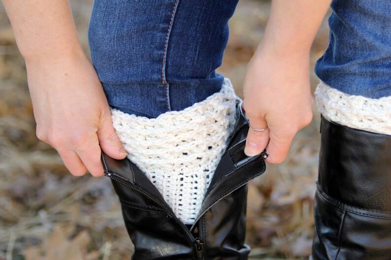 Crochet Pattern for Kylie Boot Cuff Leg Warmers | Any Size | Crochet ...