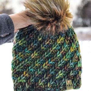 KNIT Pattern for Convolution Beanie | Knitting Pattern PDF Instructions ...