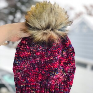 KNIT Pattern for Entangled Beanie | Knitting Pattern PDF Instructions ...