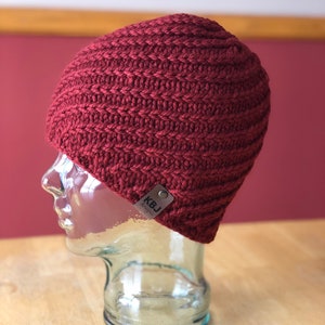 KNIT Pattern for Convolution Beanie | Knitting Pattern PDF Instructions ...