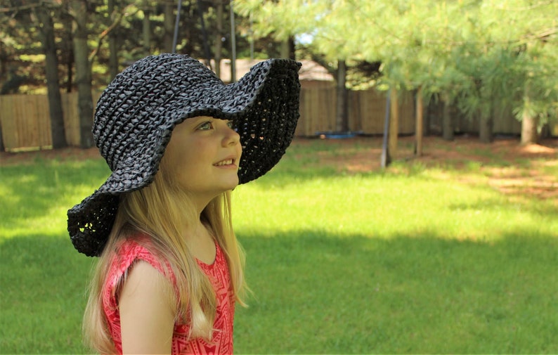 Crochet Pattern for Summer Solstice Sun Hat | 4 Sizes | Floppy Brim ...