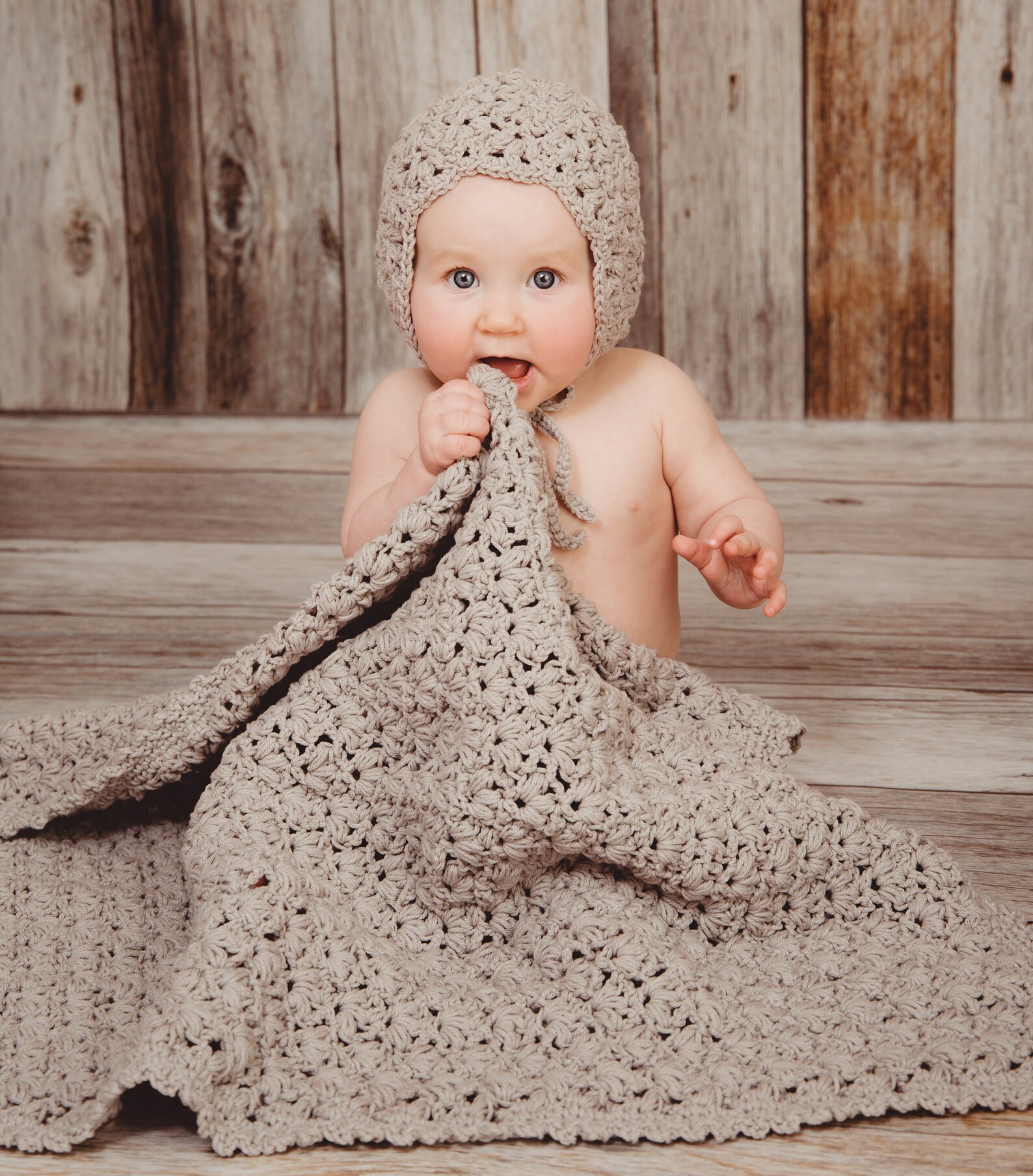 Crochet Pattern for Snow Flurry Baby Blanket (bonnet Pattern Not ...