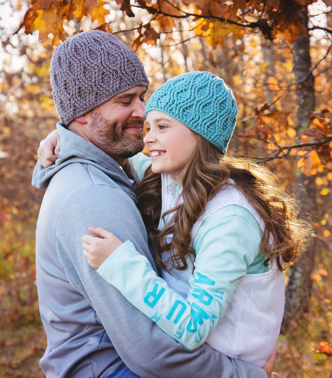 Crochet Pattern for Making Waves Beanie | 6 Sizes | DIY Tutorial - Etsy