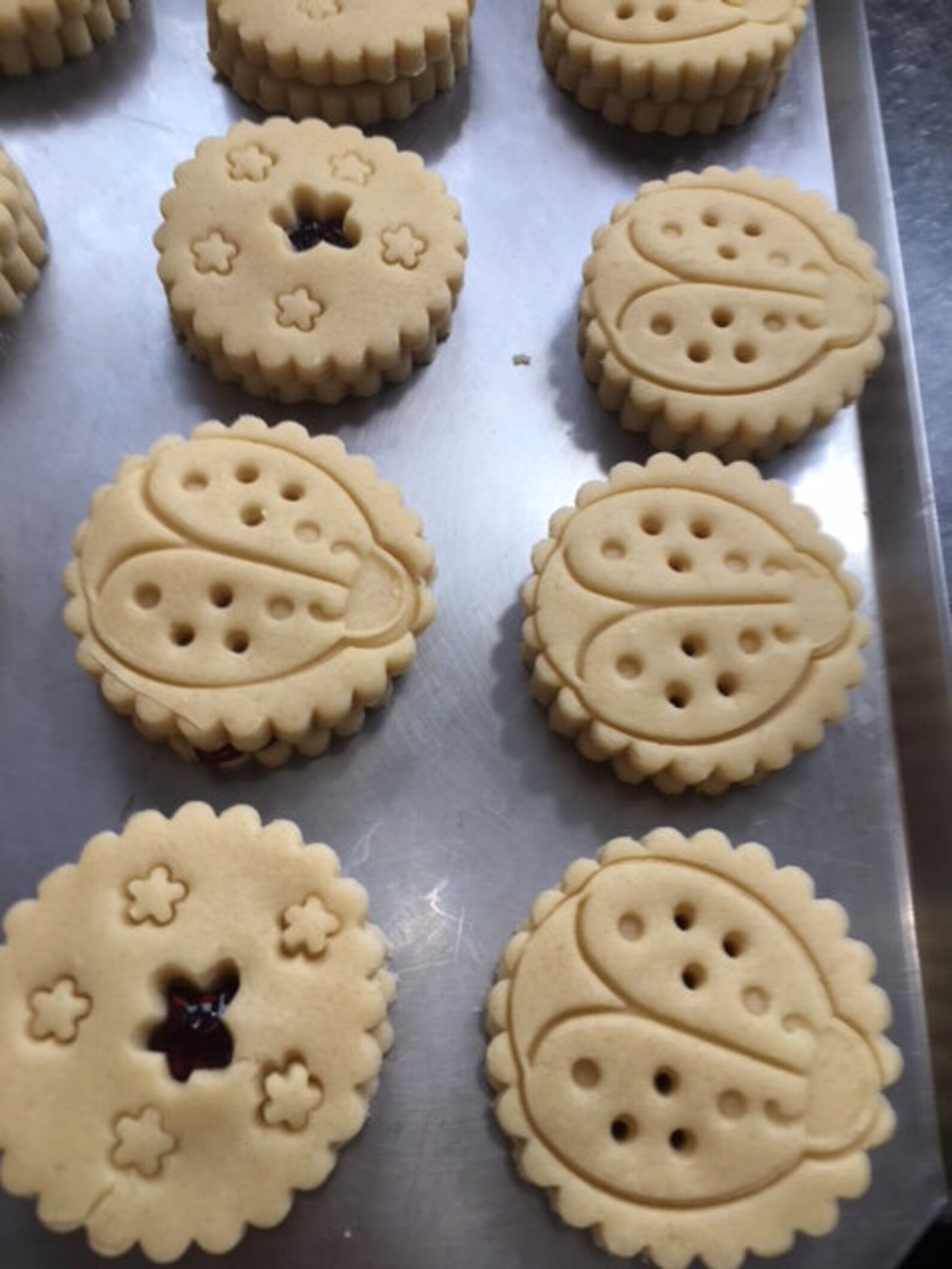 Jam Filled Sugar Cookies in Shapes for Spring, Easter, Special Events ...