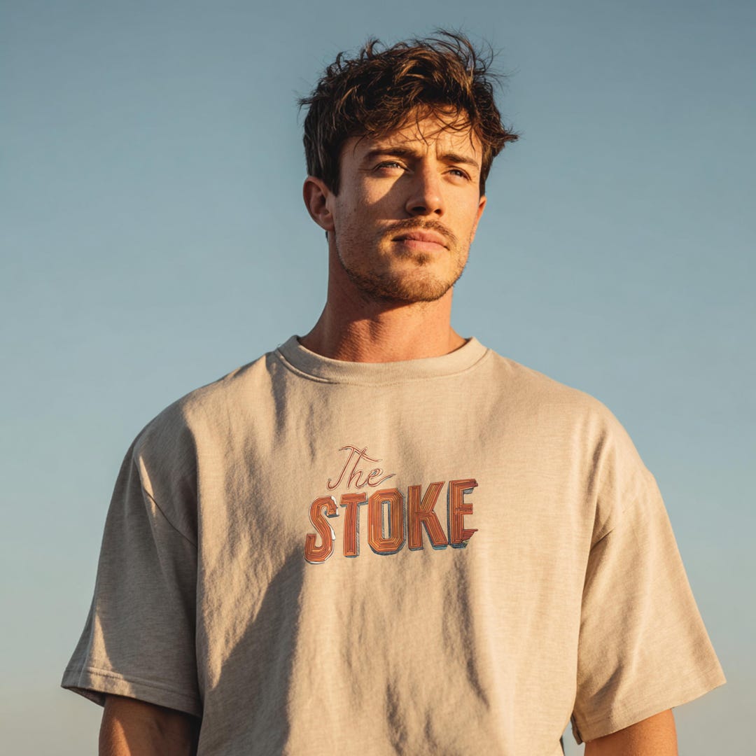 The Stoke Oversized Graphic Tee - Revelstoke Mountain Resort, Casual ...