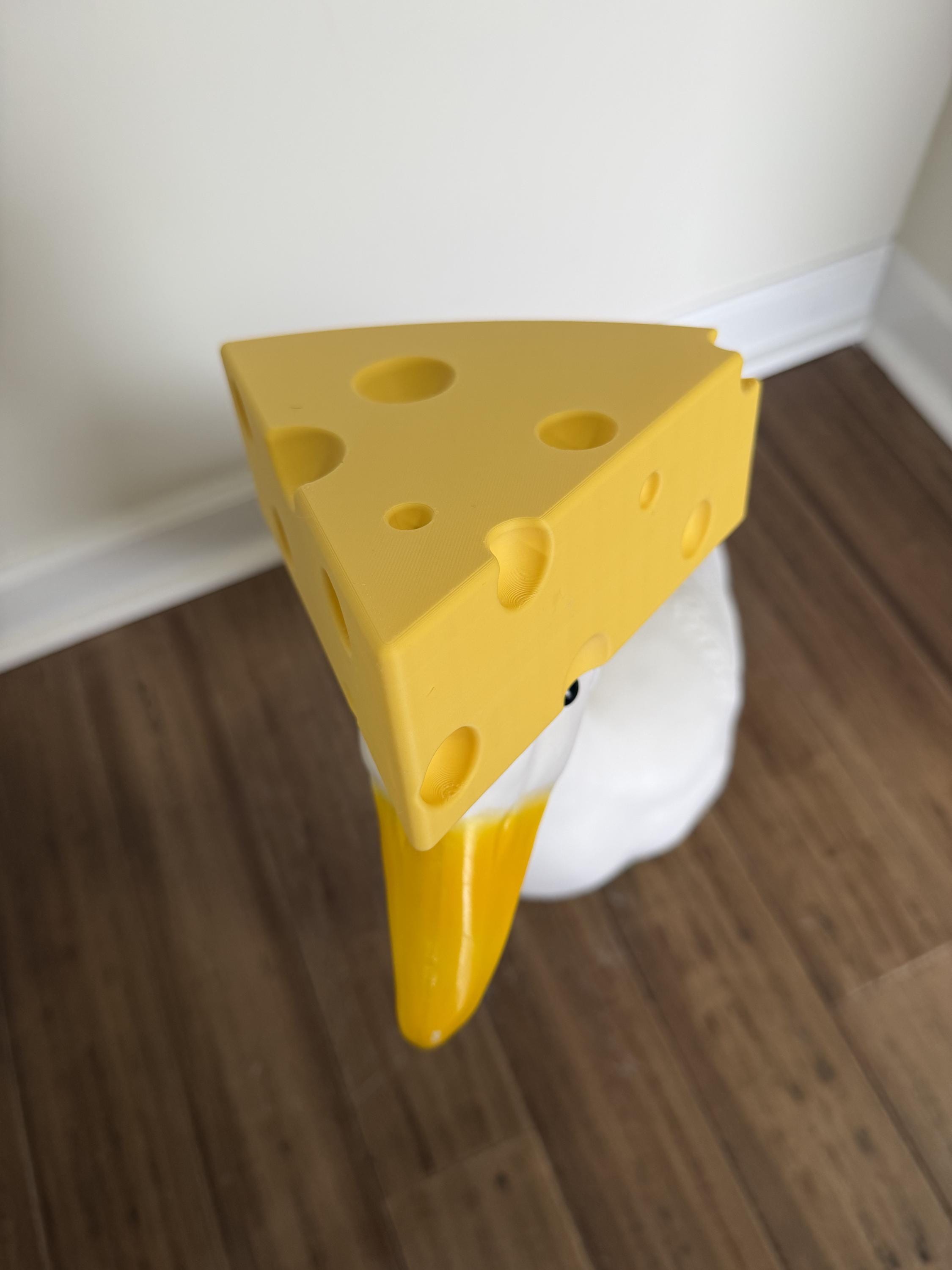 Cheese Head Hat for Porch Goose - 3D Printed Accessories - Etsy