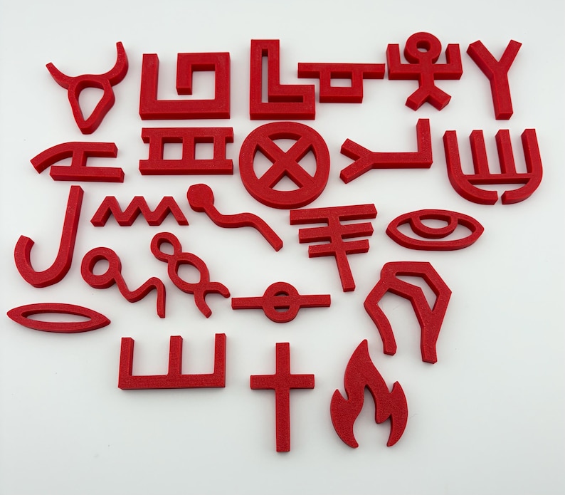 Paleo Hebrew Alphabet Letters – Complete Set of Ancient Hebrew Symbols ...