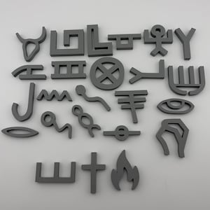 Paleo Hebrew Alphabet Letters – Complete Set of Ancient Hebrew Symbols ...