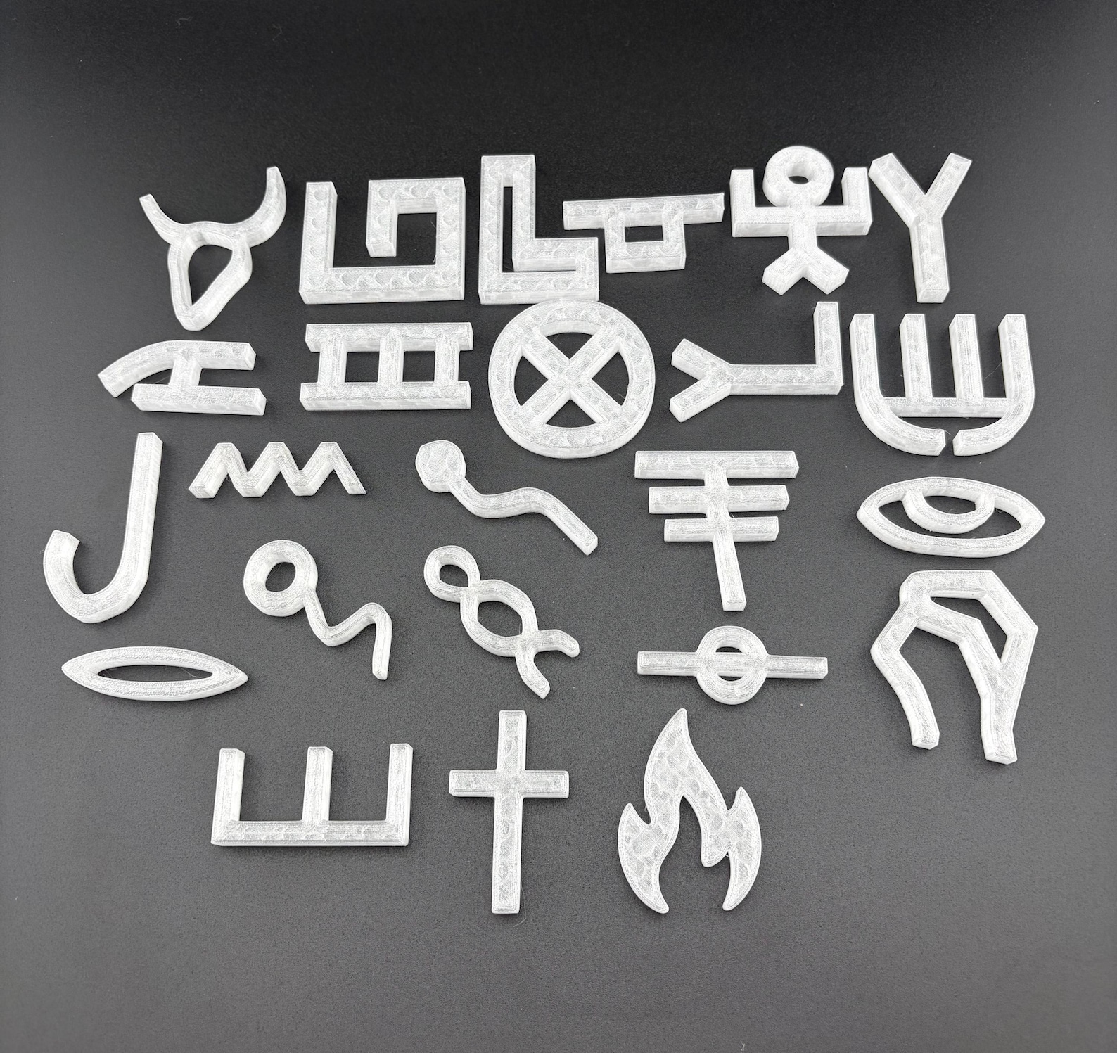 Paleo Hebrew Alphabet Letters – Complete Set of Ancient Hebrew Symbols ...