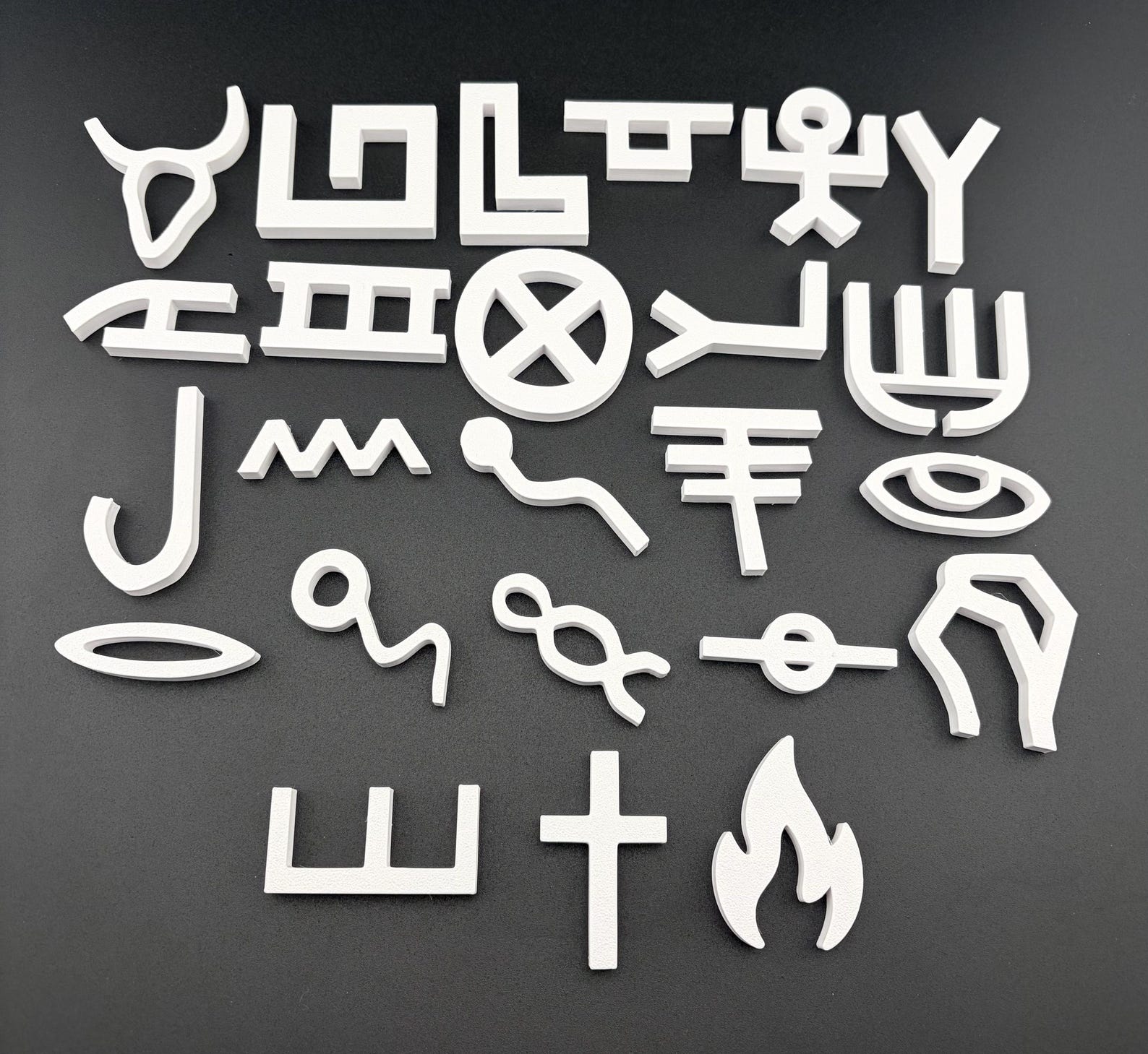 Paleo Hebrew Alphabet Letters – Complete Set of Ancient Hebrew Symbols ...