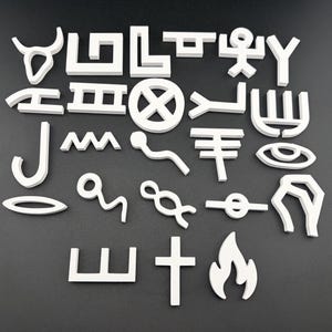 Paleo Hebrew Alphabet Letters – Complete Set of Ancient Hebrew Symbols ...