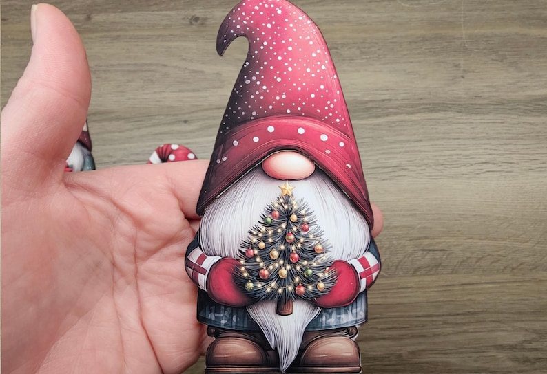 Christmas Gnome Hidden Notes Printable Kit | Pull-out Letters ...