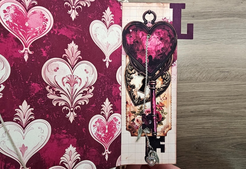 Printable Junk Journal Folio Kit, Romantic Wings Theme, Pockets ...
